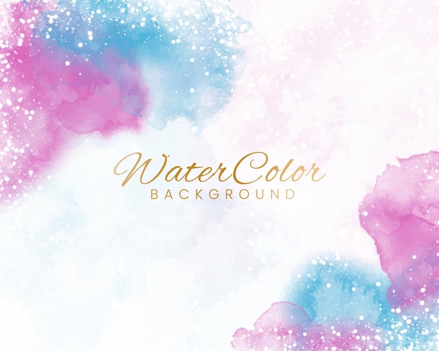 Vibrant Watercolor Splash with Sparkling Highlights | Jiffy Designs