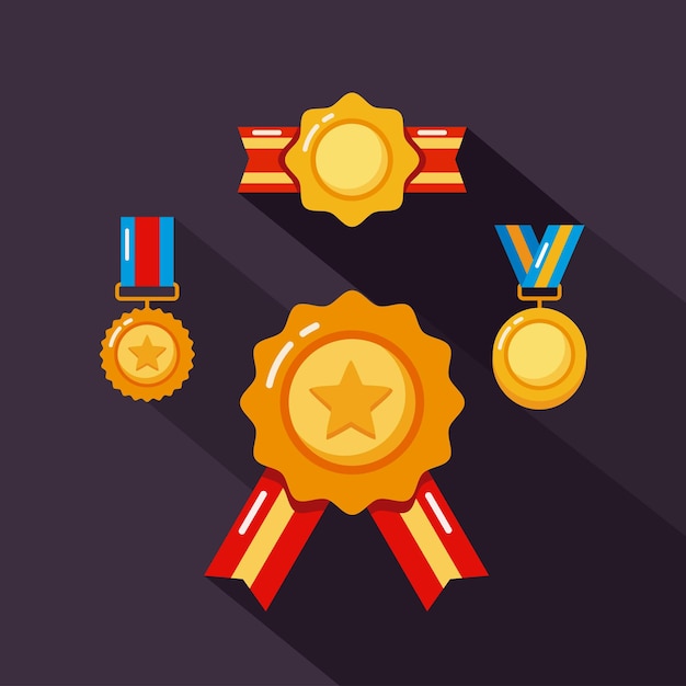Vibrant Medals and Awards Depicting Achievements | Jiffy Designs