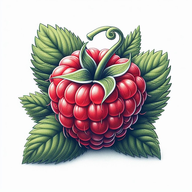 Vibrant Raspberry Bloom with Lush Foliage | Jiffy Designs