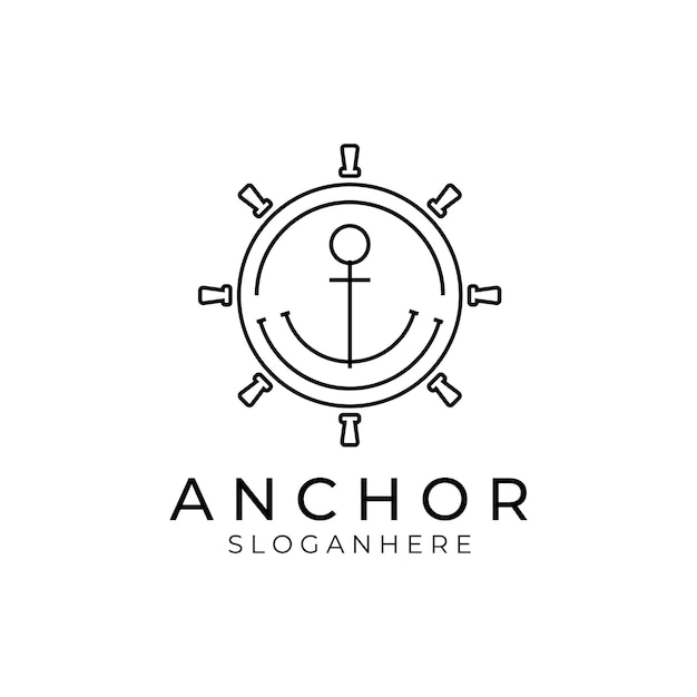 Iconic Anchor Design with Nautical Wheel Emblem | Jiffy Designs