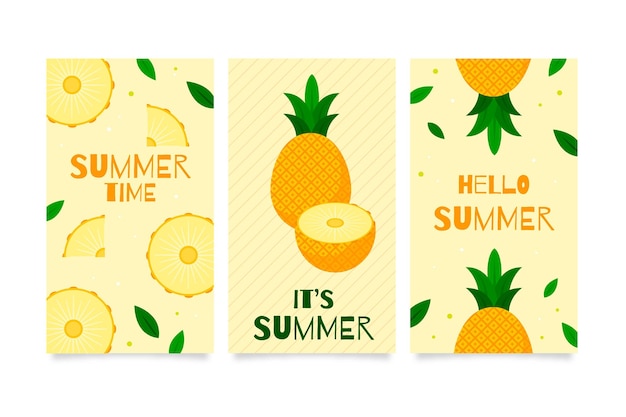 Vibrant Summer Themed Collection Featuring Pineapple Motifs | Jiffy Designs