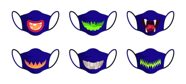 Playful Monster Face Masks - Vibrant Designs for Fun and Expression ...