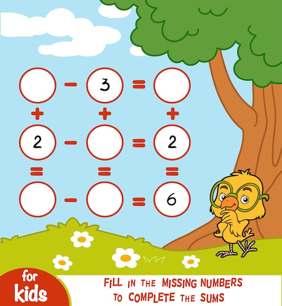Cute Monkey Solving Math Puzzles in Nature | Jiffy Designs