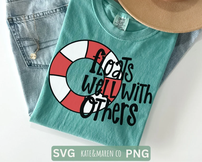 river svg, floating svg, floats well with others svg, river floatin svg ...