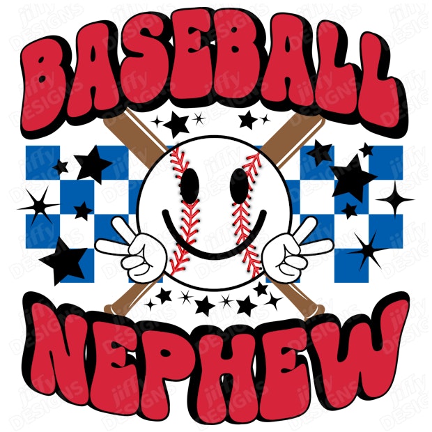 Baseball Nephew Peace Sign | Jiffy Designs