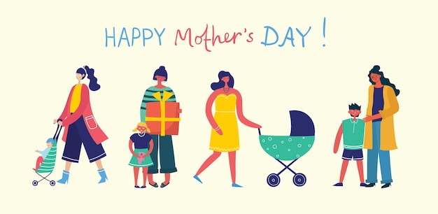 Diverse Mothers Celebrated on Happy Mother's Day | Jiffy Designs