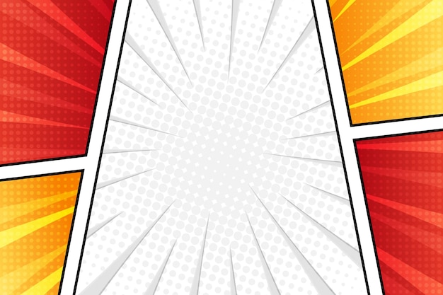 Vibrant Radial Burst with Halftone Patterns and Sunburst | Jiffy Designs