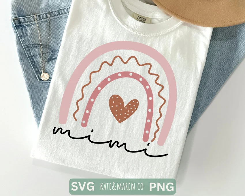 mimi svg, mimi rainbow svg, mimi life svg, best mimi svg | Jiffy Designs