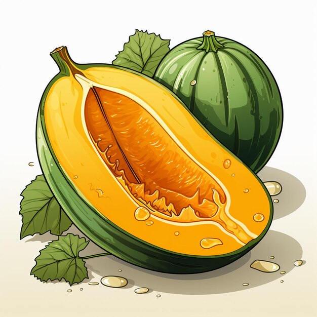 Vibrant Melon and Citrus Fruits with Lush Foliage | Jiffy Designs