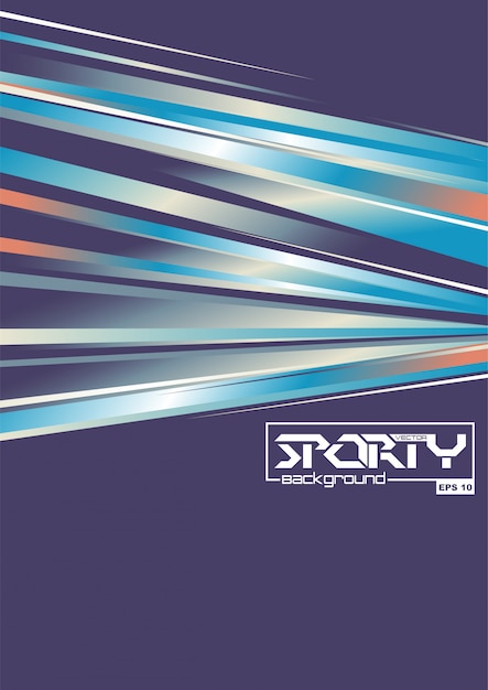 Vibrant Sporty Graphic Design with Dynamic Stripes | Jiffy Designs