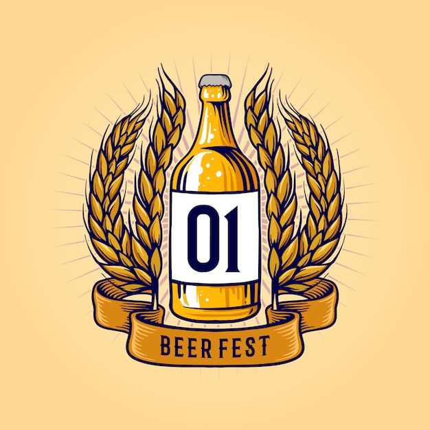 Celebrate the Craft: Iconic Beer Fest Emblem | Jiffy Designs