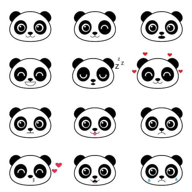 Adorable Panda Faces: Expressions and Emotions Captured | Jiffy Designs