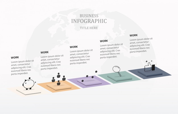 Vibrant Workspace Visualization with Geometric Shapes and Icons | Jiffy ...