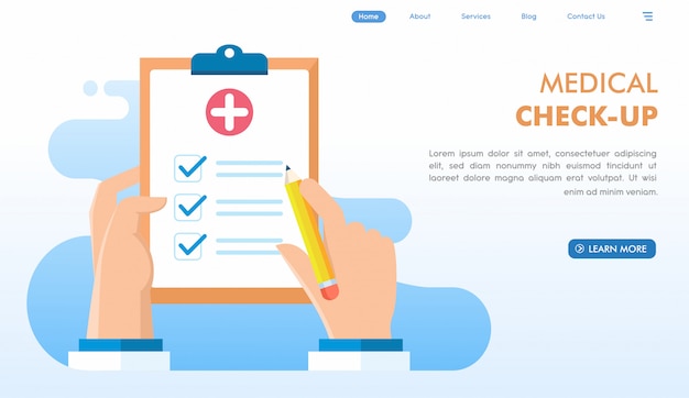 Comprehensive Medical Checkup with Clipboard and Checklist | Jiffy Designs