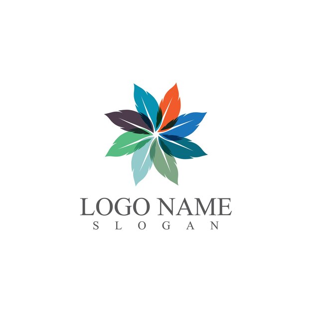 Vibrant Floral Emblem with Captivating Color Palette | Jiffy Designs