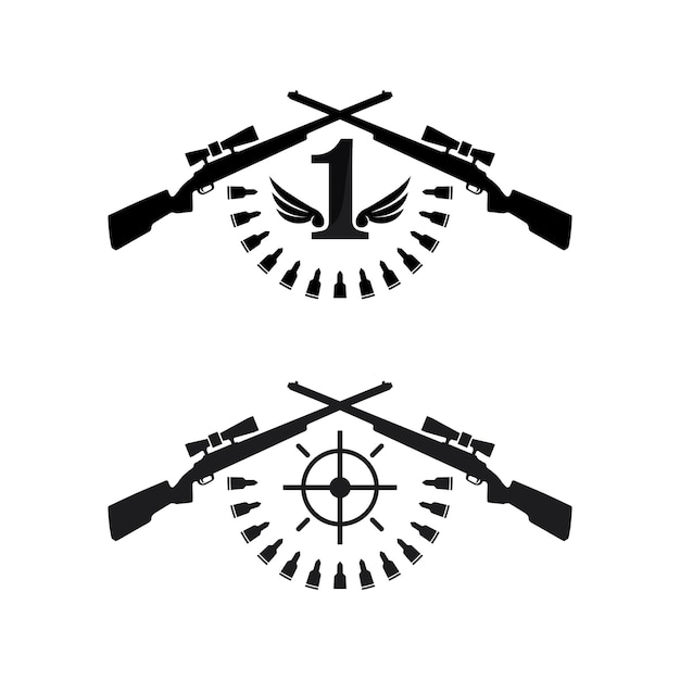 Versatile Gun Emblem Collection with Diverse Designs | Jiffy Designs