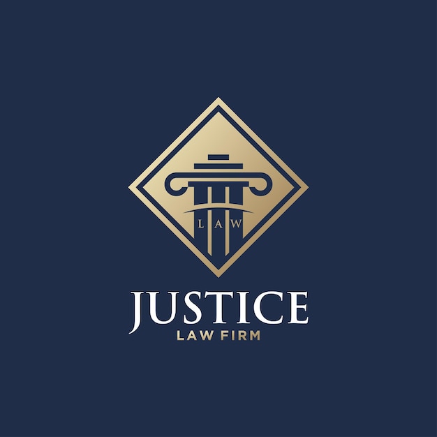 Elegant Emblem of a Law Firm's Commitment to Justice | Jiffy Designs