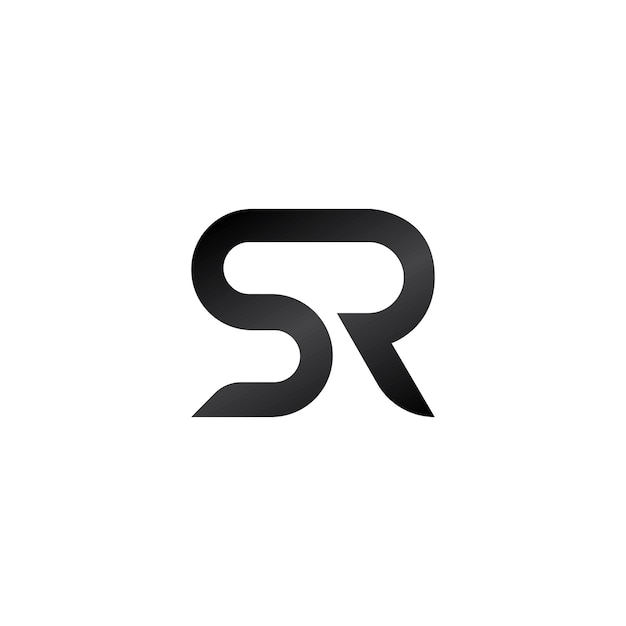 Sleek and Minimalist SR Monogram Logo Design | Jiffy Designs