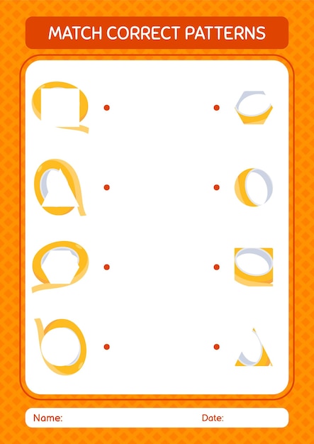 Vibrant Geometric Shapes: Match the Correct Patterns | Jiffy Designs