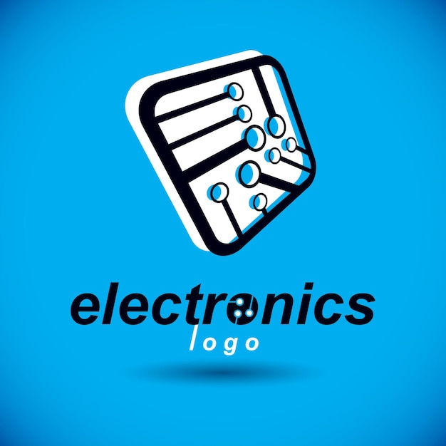 Sleek and Modern Electronics Logo Design | Jiffy Designs