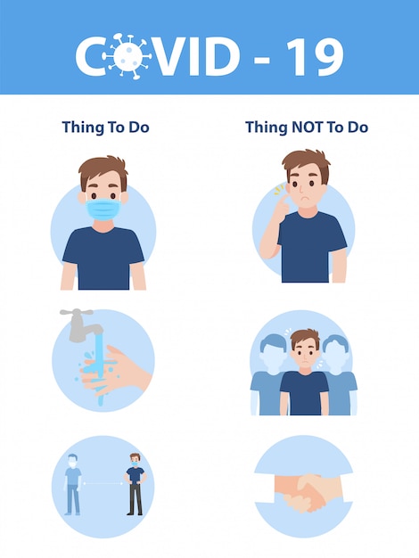 Illustrated Guide to COVID-19 Safety Measures and Precautions | Jiffy ...