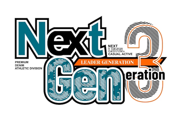 Vibrant Typographic Logo for Next Generation Athletic Division | Jiffy ...