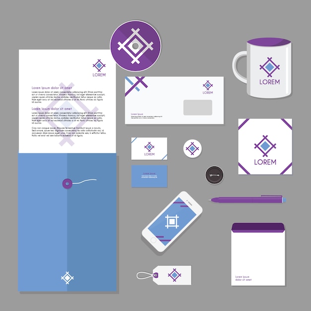 Sleek and Minimalist Corporate Branding with Geometric Patterns | Jiffy ...
