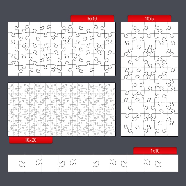Versatile Puzzle Piece Collection for Diverse Design Needs | Jiffy Designs
