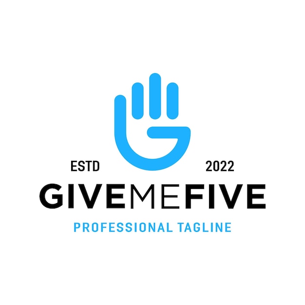 Vibrant Hand-Shaped Logo with Modern Typography | Jiffy Designs