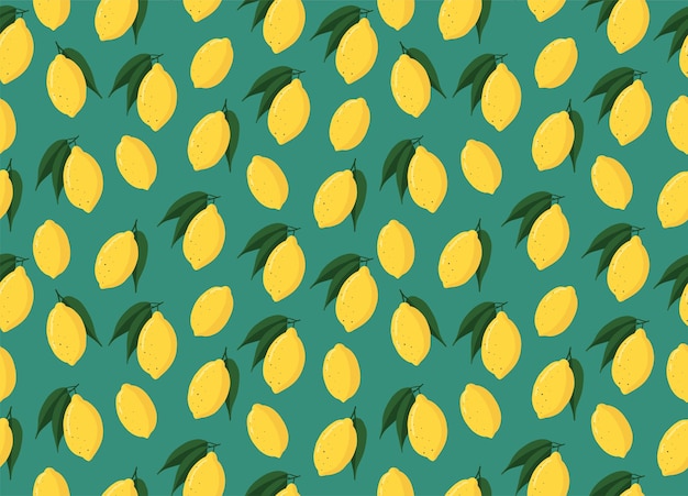 Vibrant Lemon Harvest: A Zesty Pattern Bursting with Sunshine | Jiffy ...