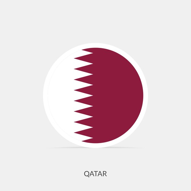 Vibrant Maroon Flag of Qatar with Distinctive Sawtooth Design | Jiffy ...