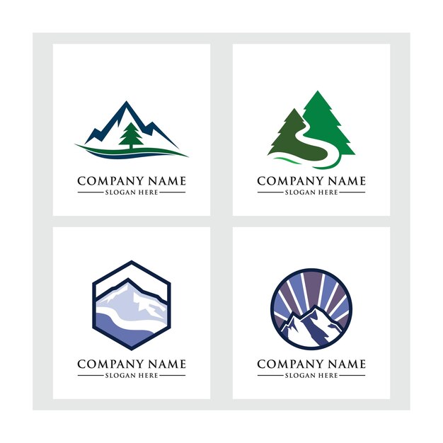 Versatile Nature-Inspired Emblem Collection for Branding and Design ...