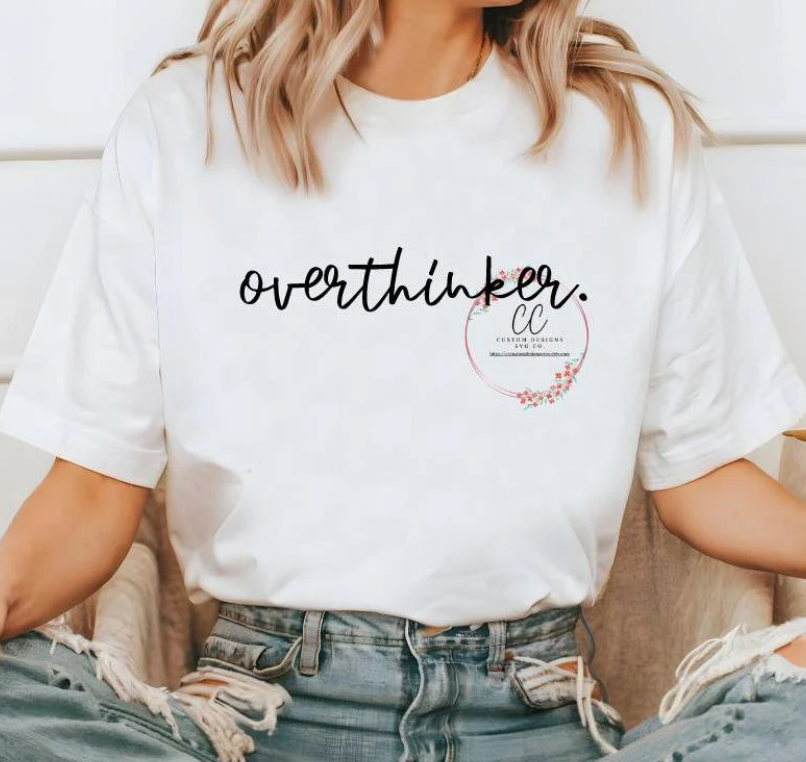 Overthinker Svg, Anxiety Svg, Overthinking Shirt Png, Sarcasm Svg ...
