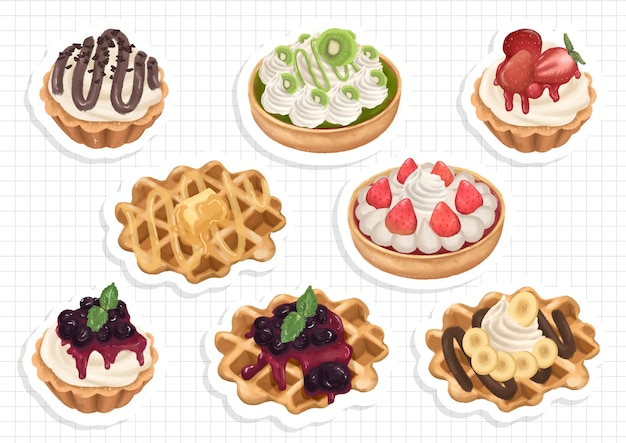 Delectable Desserts: Tarts, Waffles, and Treats Galore | Jiffy Designs