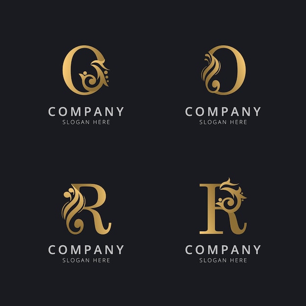 Elegant Golden Animal Silhouette Logos for Premium Brands | Jiffy Designs