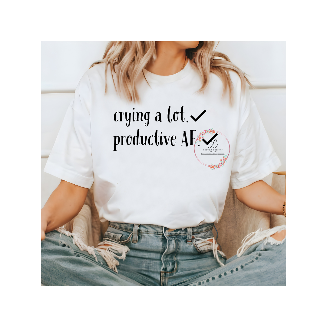 I Cry a Lot Svg, But I Am So Productive Svg, Swiftie Svg, TTPD Svg ...