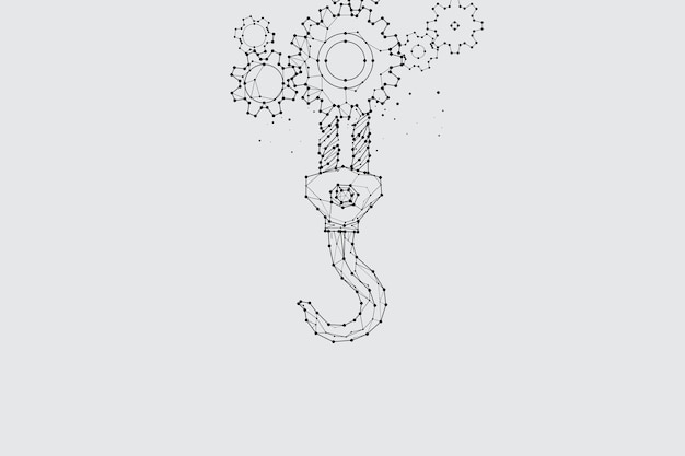 Intricate Mechanical Gears and Cogs Forming a Unique Symbol | Jiffy Designs