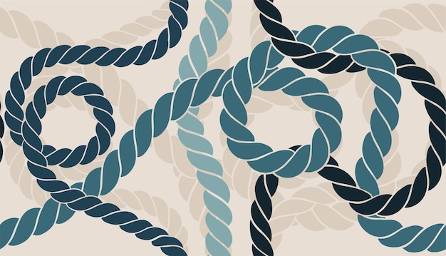 Captivating Rope Knots in Soothing Tones | Jiffy Designs