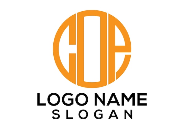 Elegant Circular Logo with Bold Monogram and Tagline | Jiffy Designs