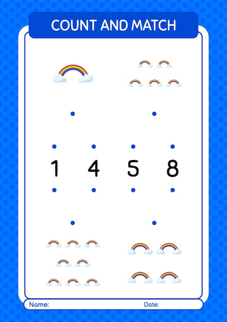 Playful Count and Match Activity for Children | Jiffy Designs