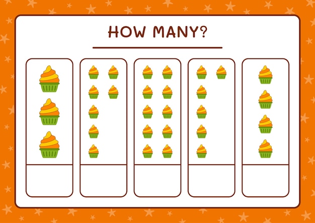 Colorful Cupcake Counting Game for Kids | Jiffy Designs