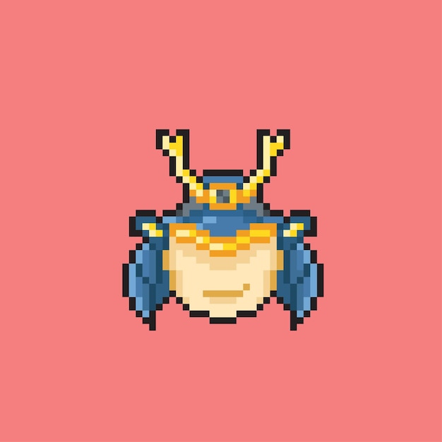 Vibrant Pixel Art Beetle with Striking Design | Jiffy Designs