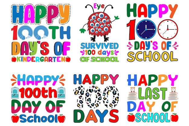 Vibrant Celebration of 100 Days of Kindergarten Joy | Jiffy Designs