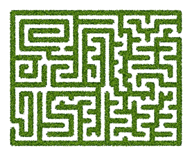 Intricate Hedge Maze Landscape with Lush Greenery | Jiffy Designs