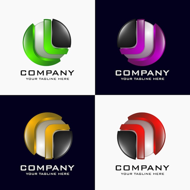 Vibrant Geometric Shapes: A Dynamic Company Logo Collection | Jiffy Designs