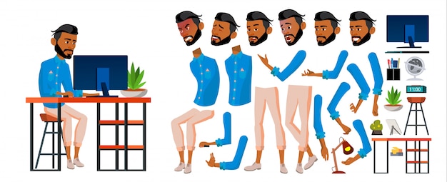 Comprehensive Collection of Diverse Character Elements for Versatile ...