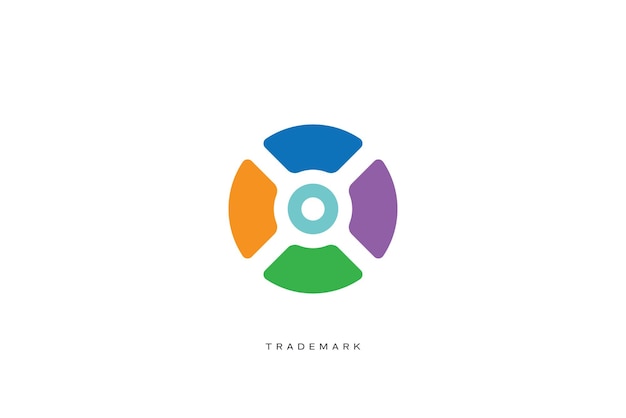 Vibrant Circular Trademark with Distinct Color Segments | Jiffy Designs
