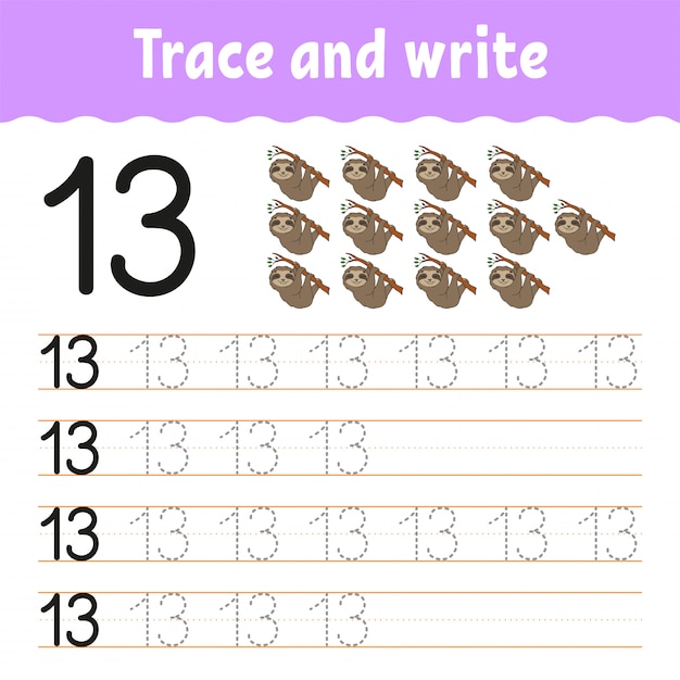 Adorable Sloth Family Tracing and Writing Practice | Jiffy Designs