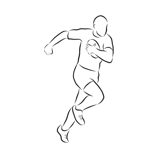 Minimalist Silhouette of a Sprinting Runner | Jiffy Designs