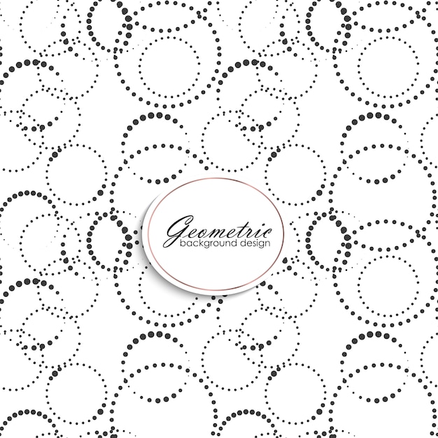 Captivating Geometric Dot Pattern with Elegant Label | Jiffy Designs